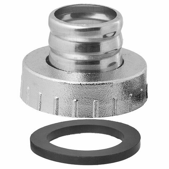 Штуцер для водоразборного крана с прокладкой MPF 3/4" ВРх25мм латунь