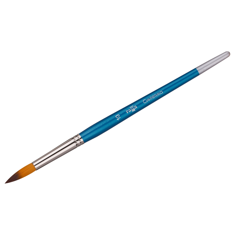 Кисть синтетика круглая Гамма №10 280618.07.10