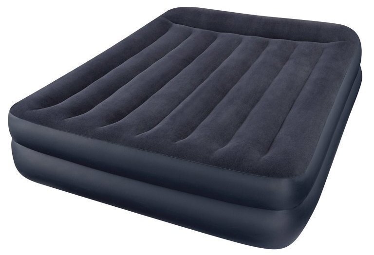 Кровать надувная INTEX Pillow Rest Raised, 64124, черный