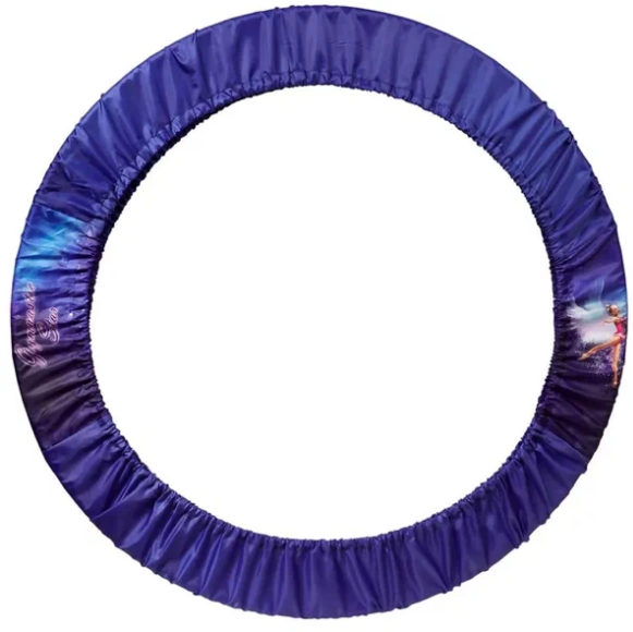 Чехол для гимнастического обруча (ткань п/э василек/синий) 309 S-065