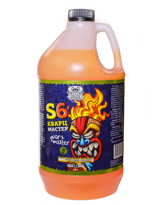 Leraton Кварцевый состав для быстрого блеска и гидрофоба S6 3,8л