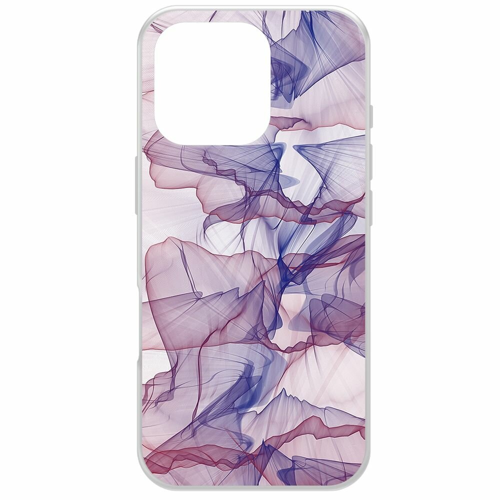 Чехол-накладка Krutoff Clear Case Абстракт 15 для iPhone 16 Pro