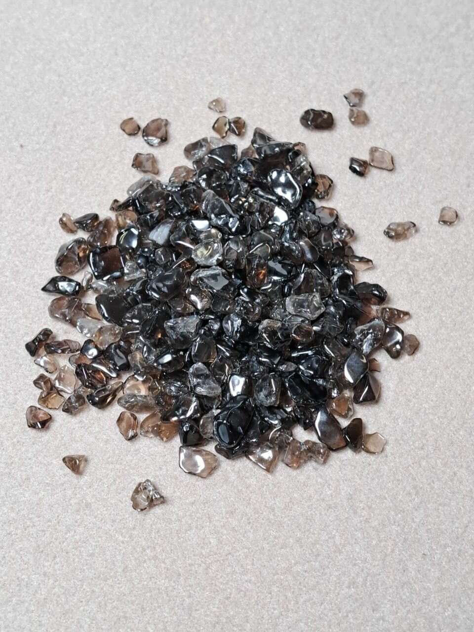 Декоративные камни раухтопаз, натуральный камень, талисман, оберег, амулет, декор для дома, 5-10 мм