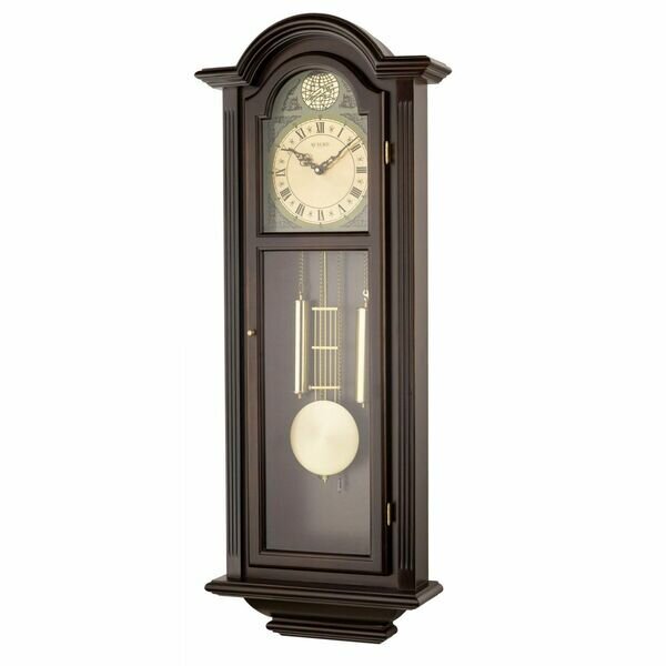 Большие деревянные настенные часы с маятником с боем Aviere 02001N