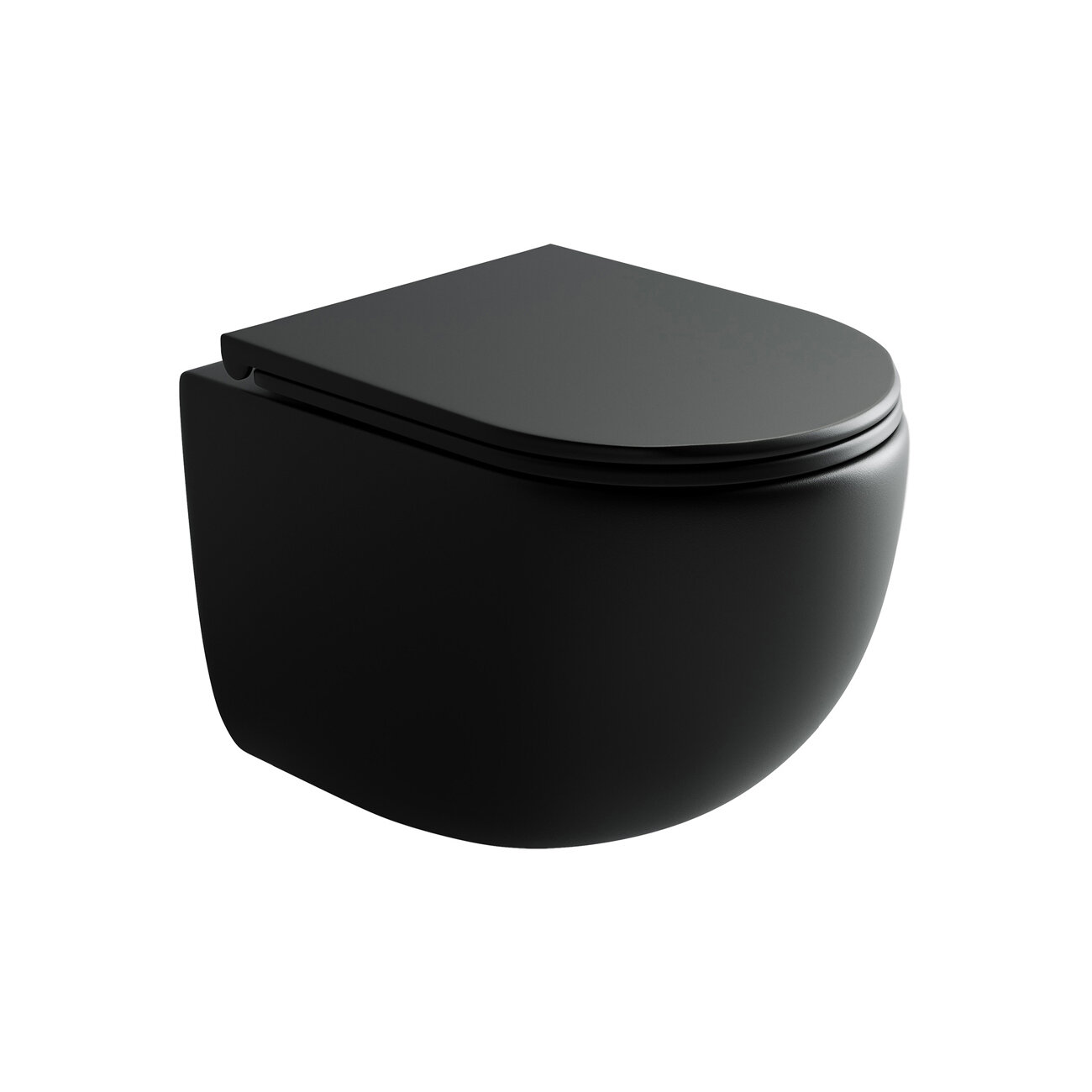 Унитаз подвесной Ceramicanova Up CN4007MB Черный Матовый