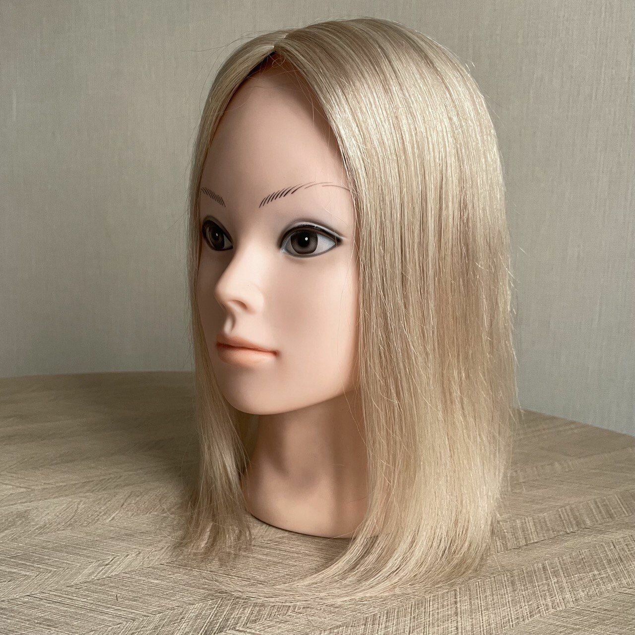 Теменная накладка из натуральных волос 30 см - #18/613 AMERA