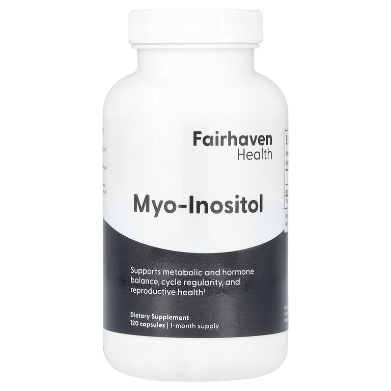 Пищевой продукт Fairhaven Health "Myo-Inositol", 120 капсул, США