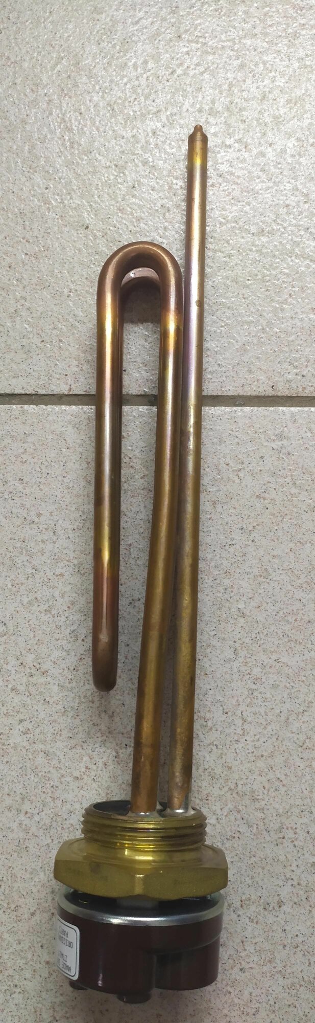 ТЭН RCT 2,5 кВт с терморегулятором Thermowatt, резьба G1 1/4 (D-42мм) для водонагревателя (Италия)