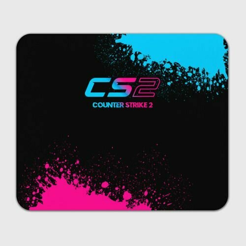 Counter Strike 2 - neon gradient Коврик для мыши
