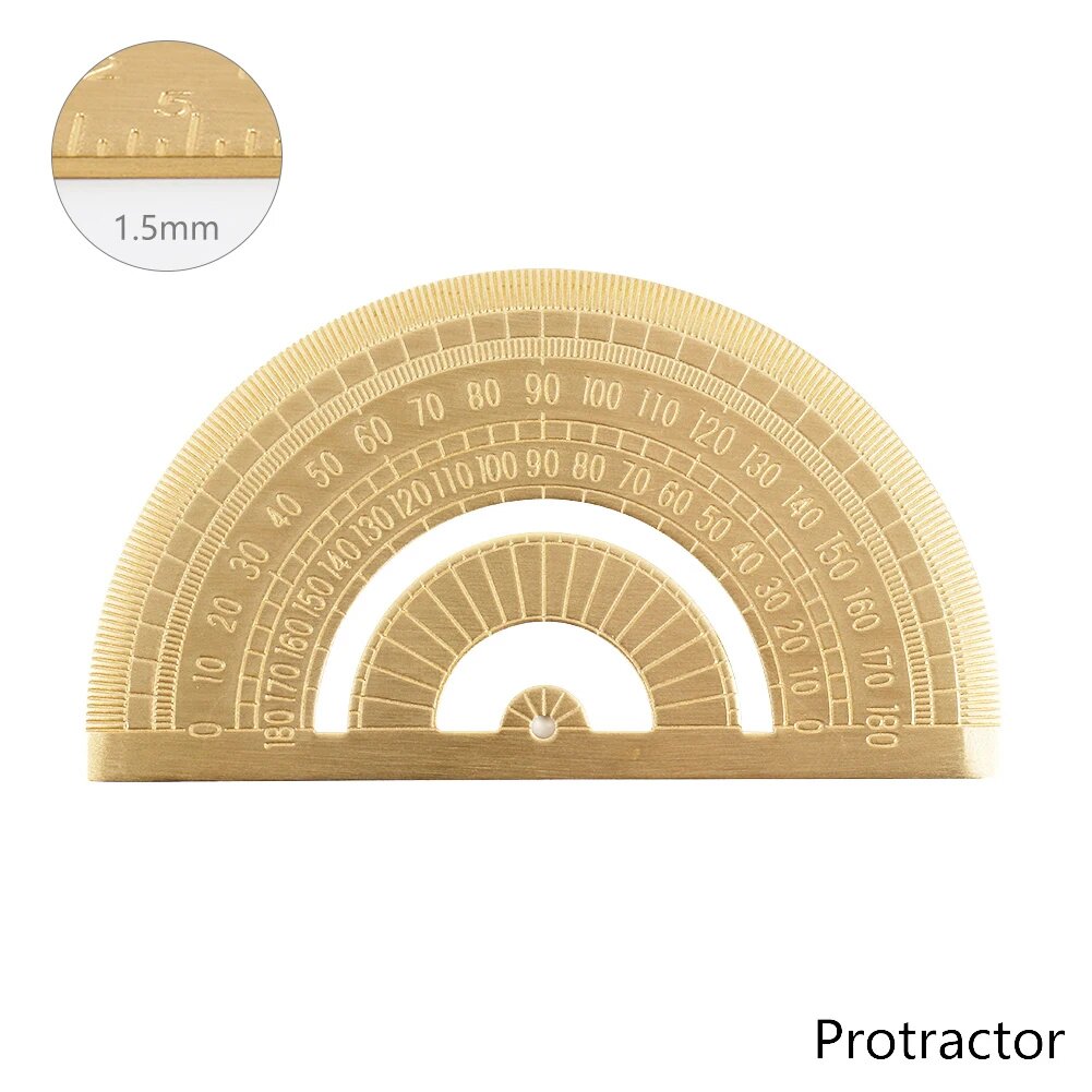 Латунная циркуль-транспортир, цвет Protractor