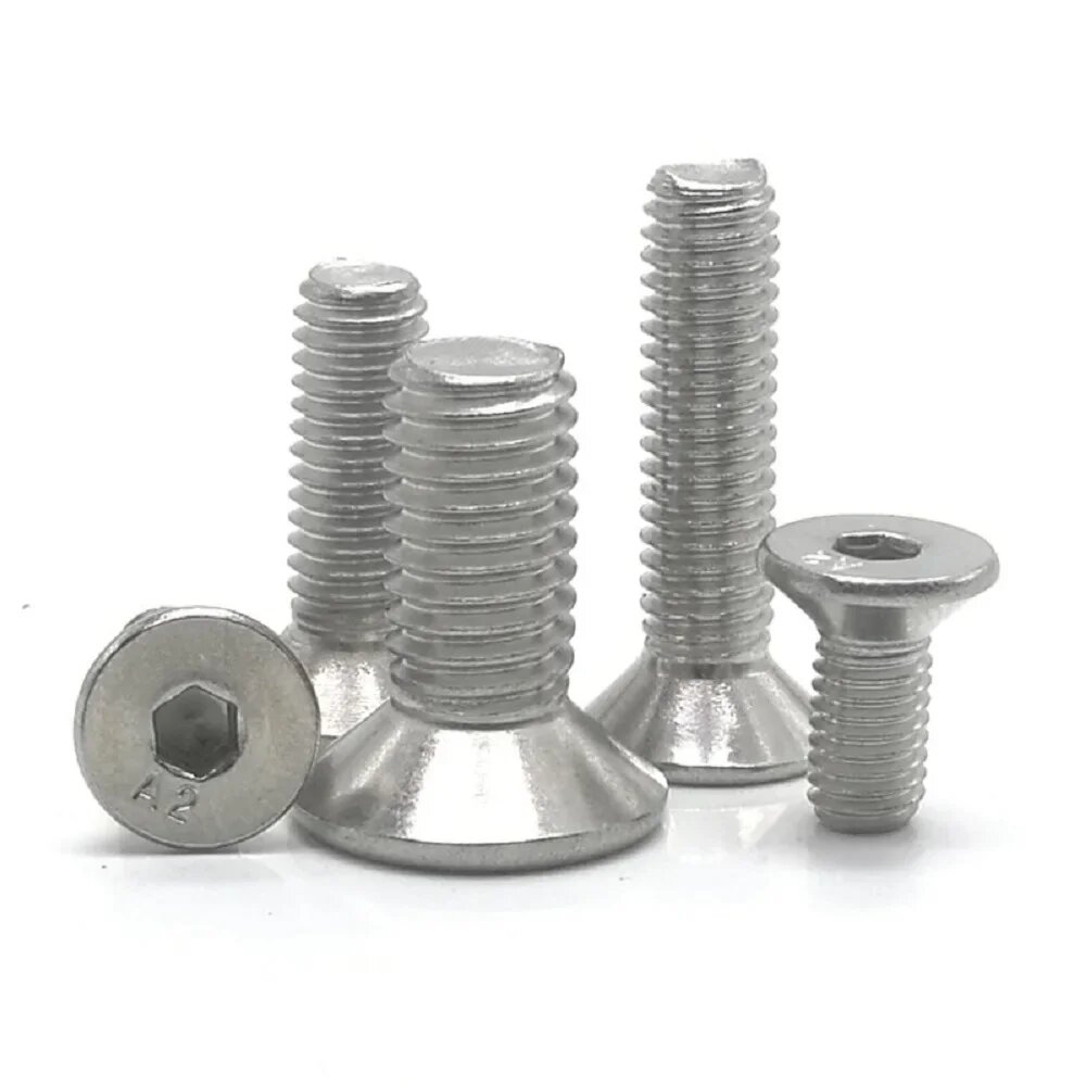Шестигранный винт Din7991 M2-М8, 5-50 шт, размеры в ассортименте