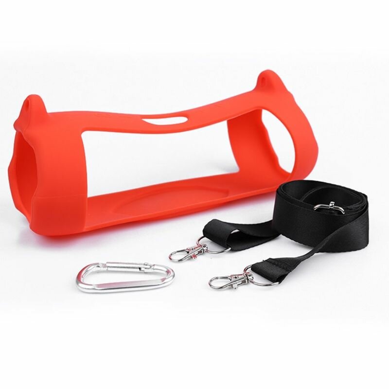 (1) Силиконовый чехол для JBL Charge 5 Audio - красный