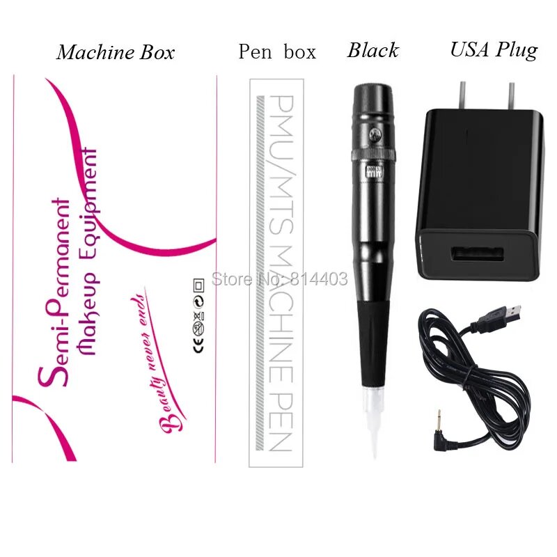 Профессиональная машинка для перманентного макияжа DERMOGRAFO Black