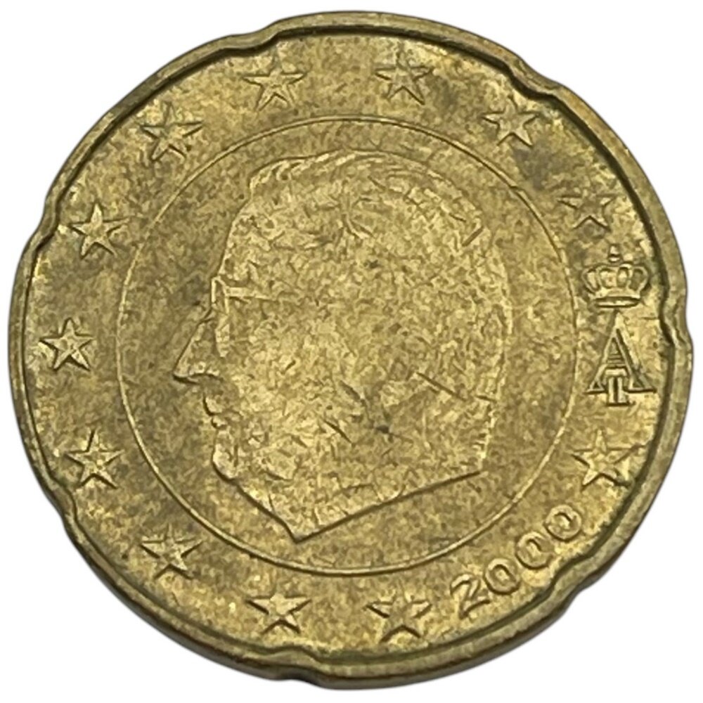 Бельгия 20 евроцентов 2000 г.