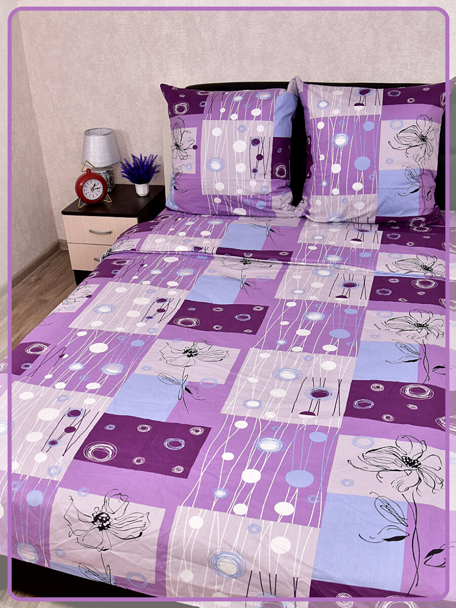 Постельное белье Шуйская бязь Инсталляция 8973-1 1,5 спальное