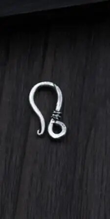 Застежки-крючки для браслетов из серебра 925 black