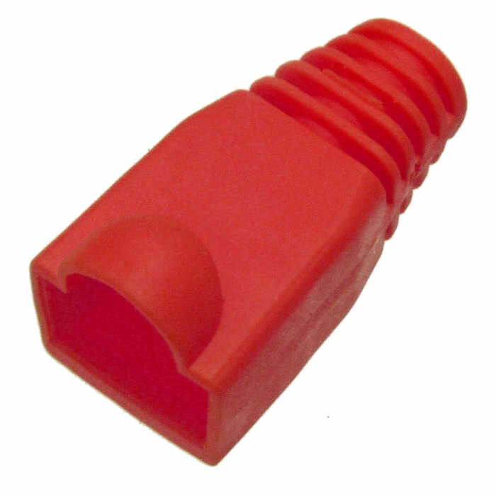 Колпачок на коннектор RJ-45 TWT TWT-BO-6.0-RD/100 защитный, красный, защитный, 100 шт. в упак.