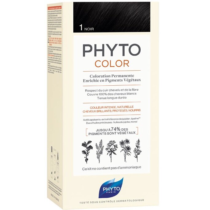 Phyto Фитоколор 1 Краска для волос Черный