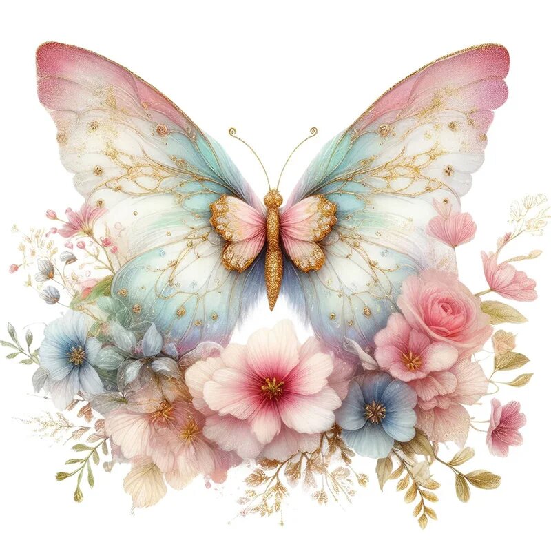 Красивая позолоченная наклейка с бабочками, водонепроницаемая наклейка на стену дома, используется для стены, ванной комнаты, шкафа, двери, туалета, автомобиля, ноутбука