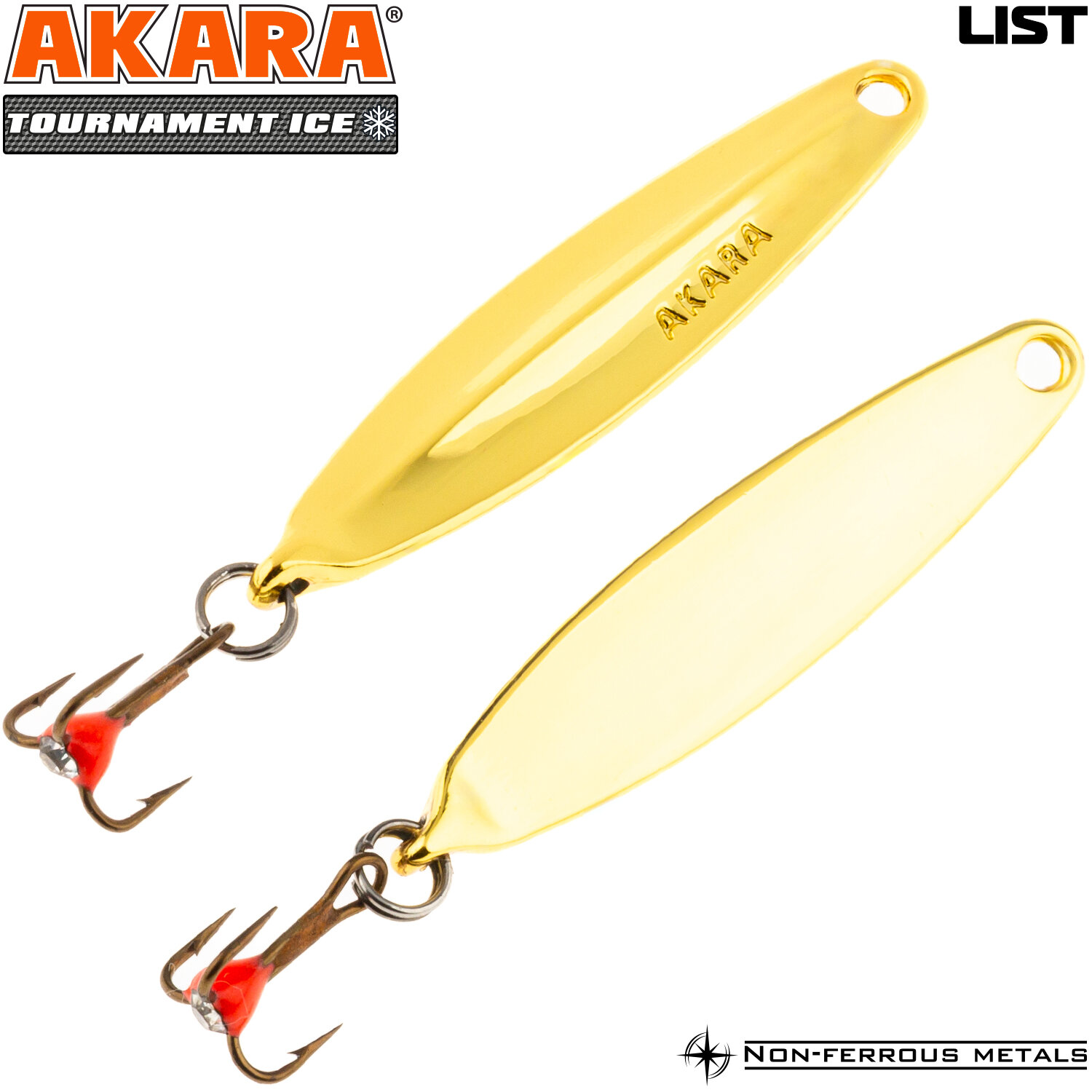 Блесна зимняя Akara Tournament Ice List 35 2,5 гр. Go