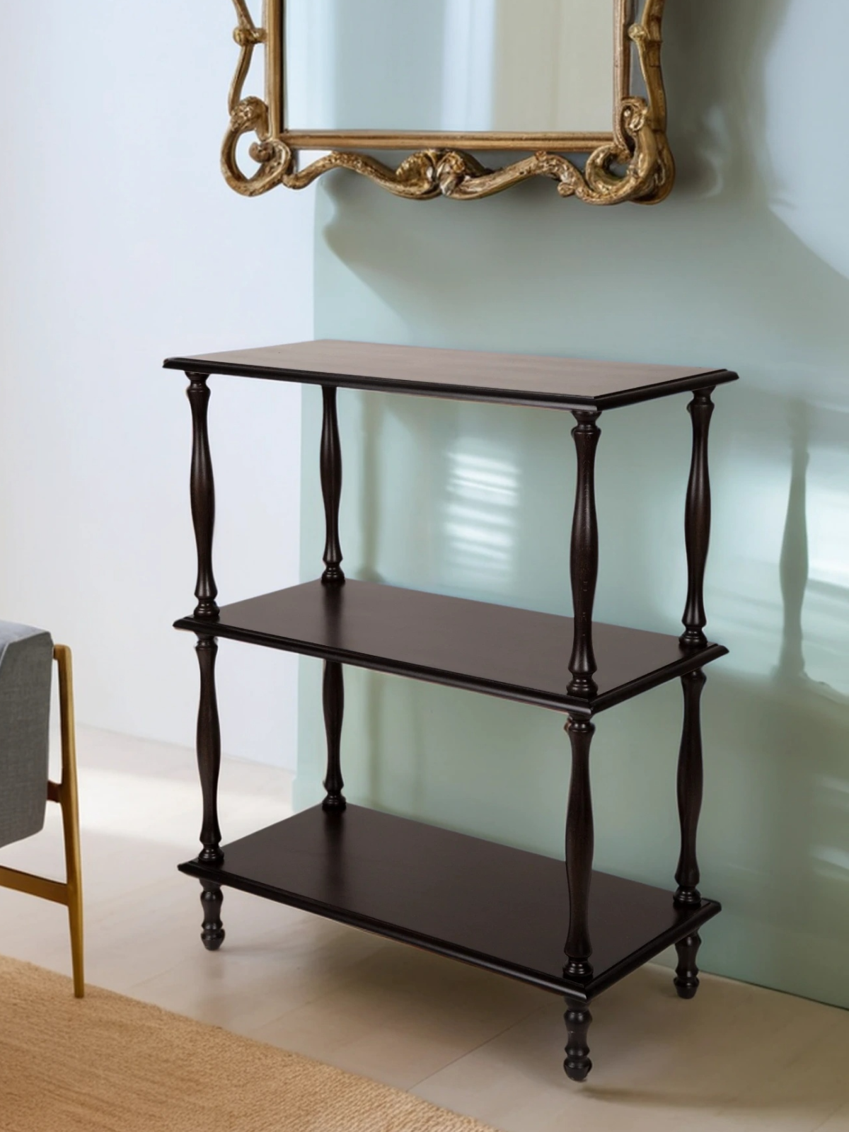 Этажерка "PRIME", 3 секции, для гостиной/детской, 34х68х87 см, цвет венге