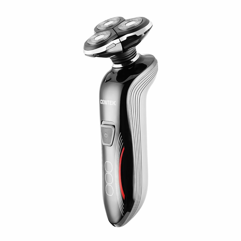 Электробритва CENTEK CT-2159, роторная, сухая/влажная, Li-Ion, 5 Вт, черная — фото 1