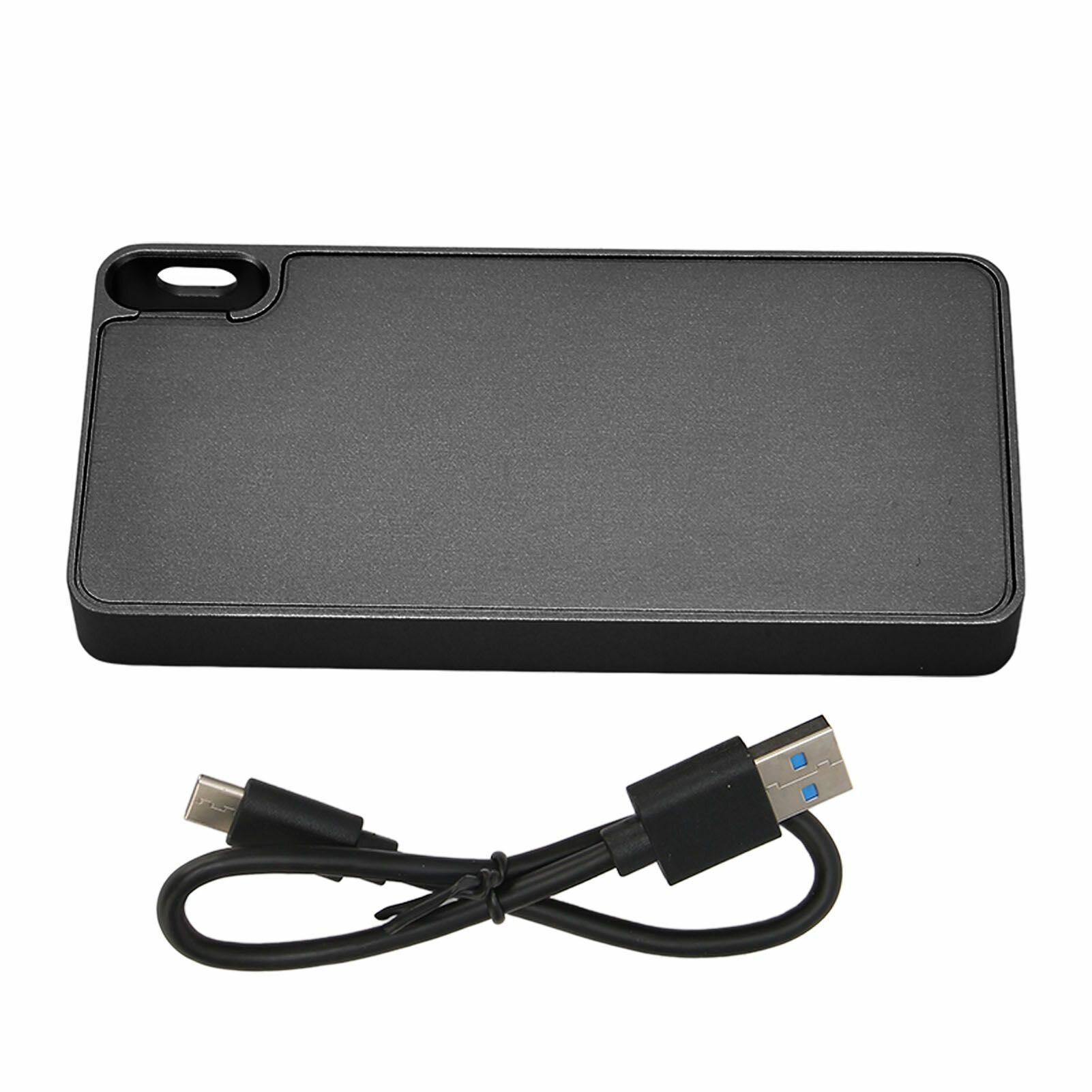 M.2 NGFF Type-C 10Гбит/с металл портативный SSD 256ГБ чёрный Win/macOS/Linux