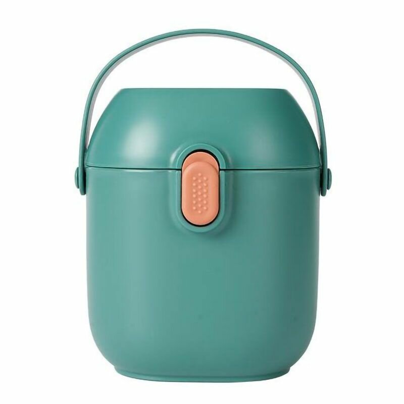 Портативный контейнер для молочной смеси с большим объемом, удобный, зеленый, подходит для путешествий