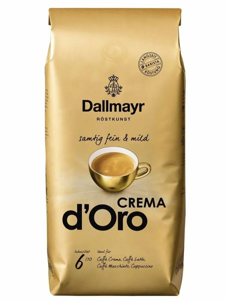 Кофе в зернах Dallmayr Crema d Oro 1000гр.