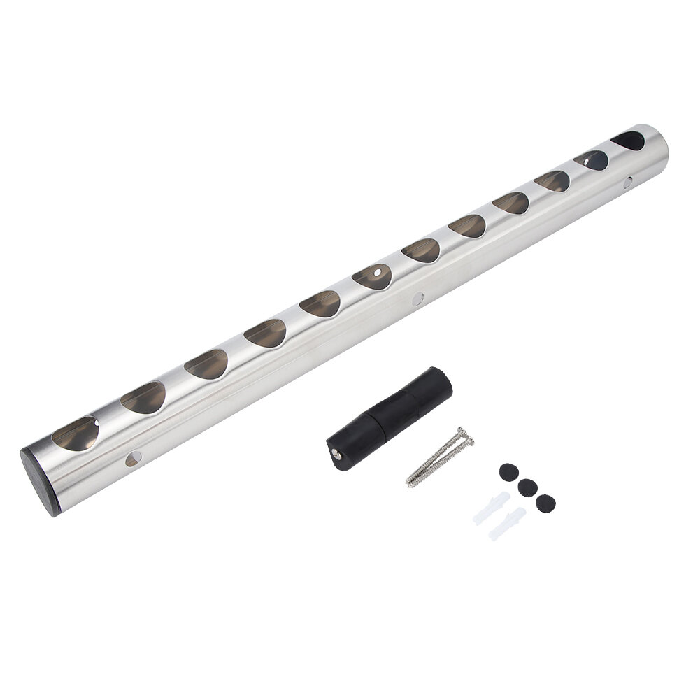 Стенная стойка из нержавеющей стали на стене настенные кухонные бары держатель держатель вин (12 лунок)