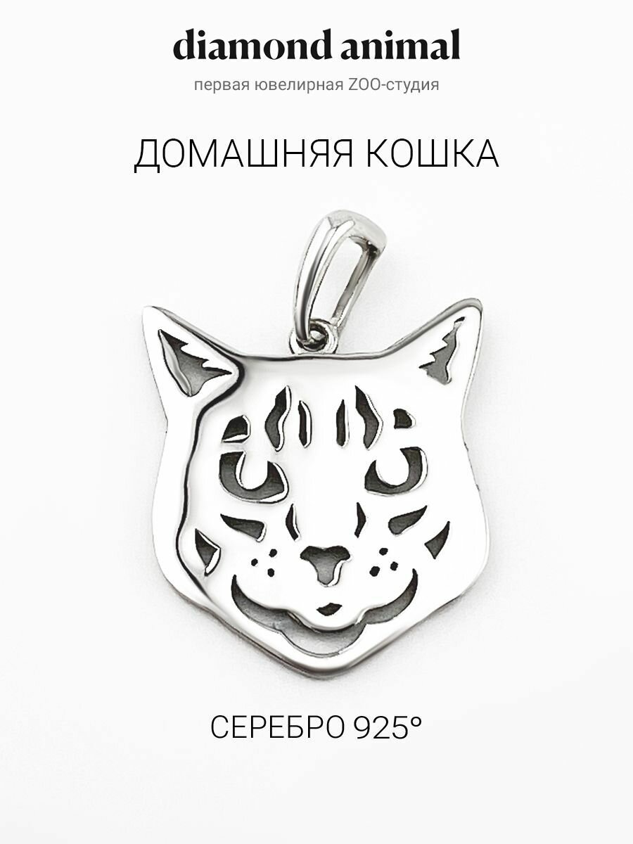 Подвеска, серебро, 925 проба, родирование