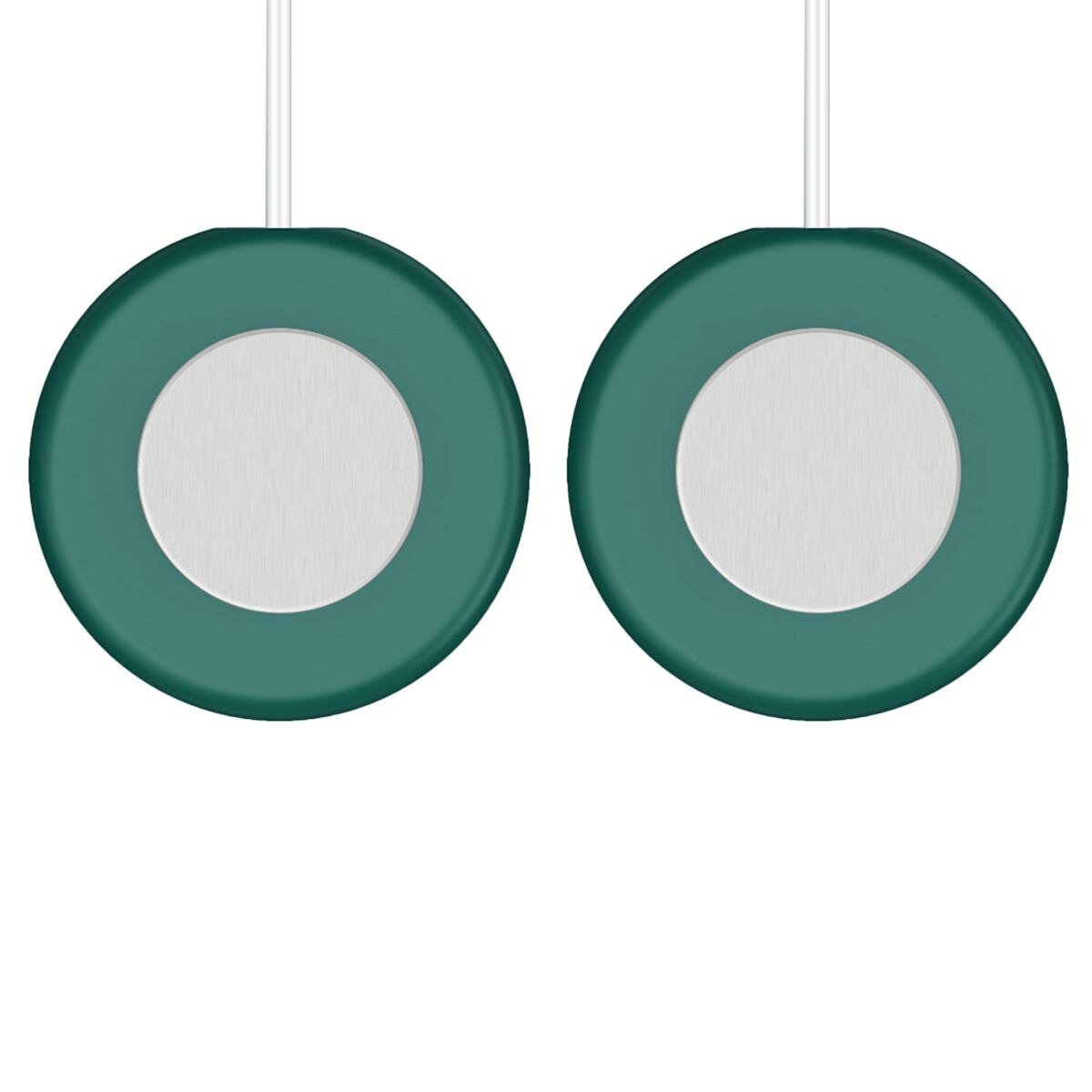 Подогреватель кофе для стола, подогреватель кружек, подогреватель чашек кофе (зеленый)