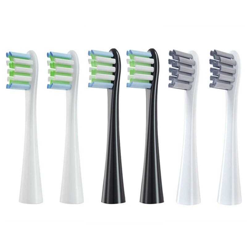 Сменные насадки Oclean, 2White, 2Black, 2Grey