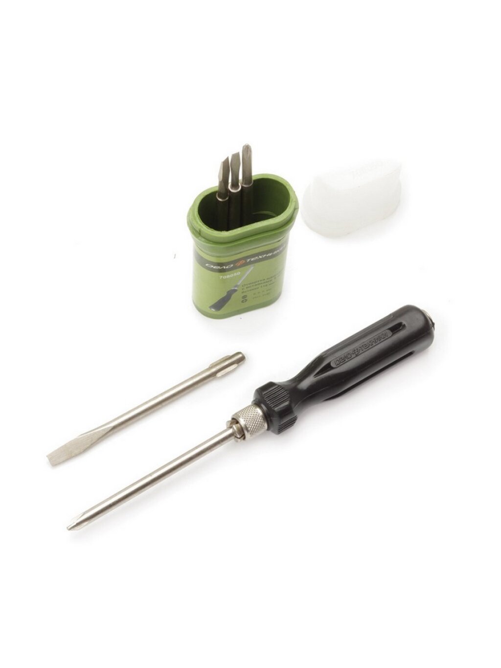 Отвертка с насадками ( 5 предметов) "Дело Техники"