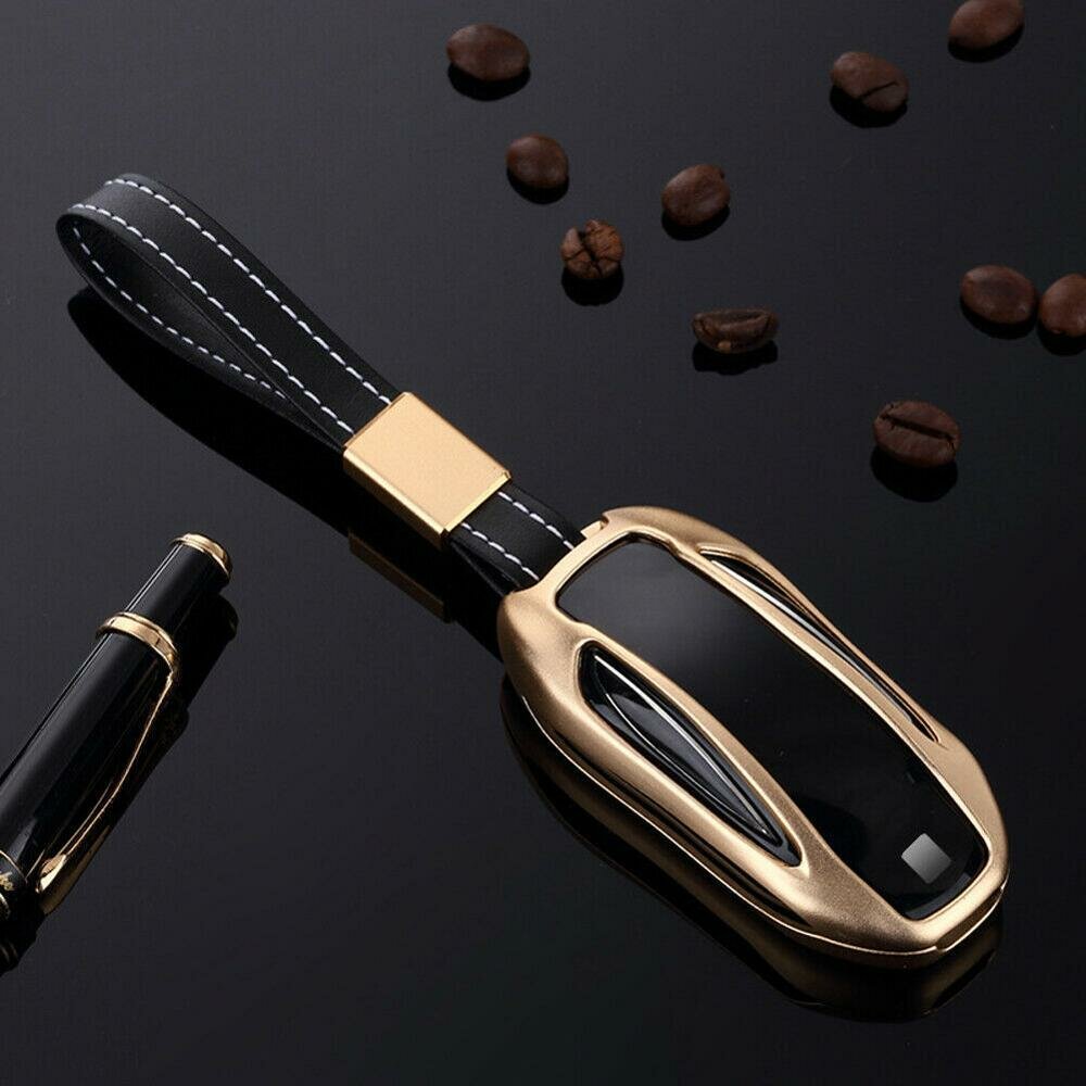 Корпус для дистанционного управления, аксессуары для автомобильного ключа, протектор сплава удаленного ключа, совместимый с моделью Tesla Model S, X, модель 3