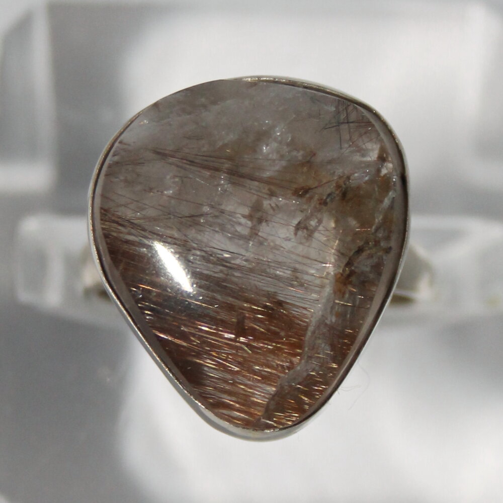 Кольцо-кулон, кварц