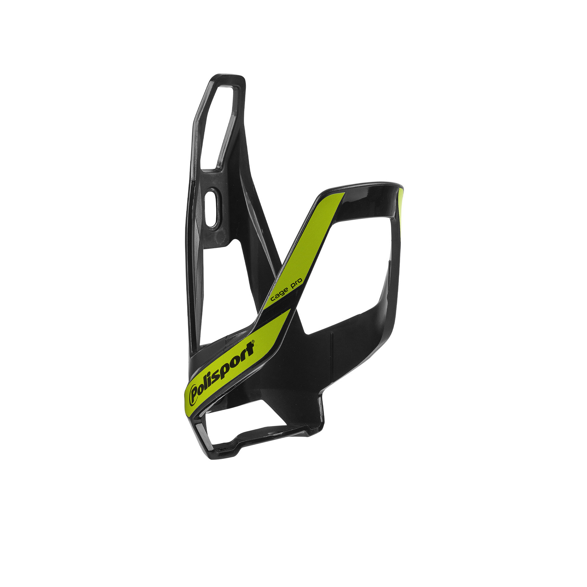 Держатель для фляги Polisport Pro Evo (8645900054, черный, лайм)