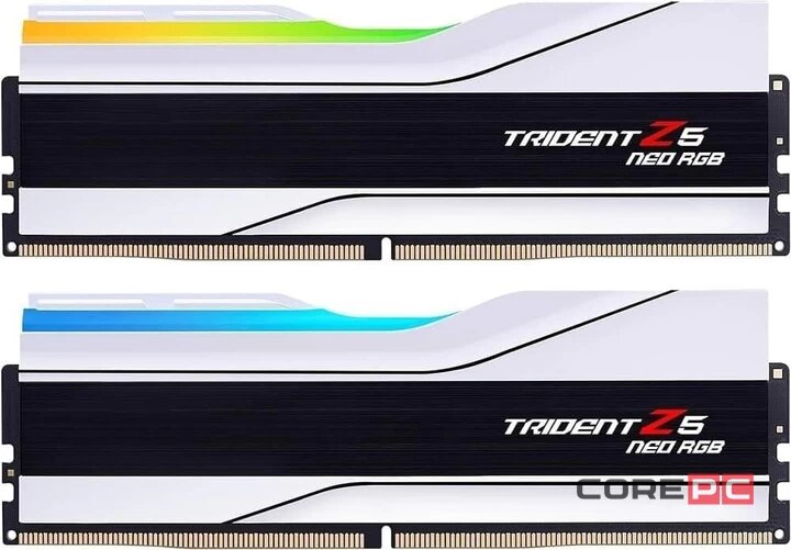 Оперативная память 64 Gb 6000 MHz G.Skill TRIDENT Z5 NEO RGB White (F5-6000J3636F32GX2-TZ5NRW)