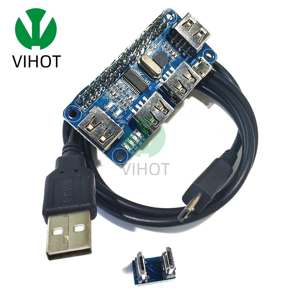Raspberry Pi USB плата расширения HUB TTL серийный модуль Raspberry Zero/Zero W/3B +