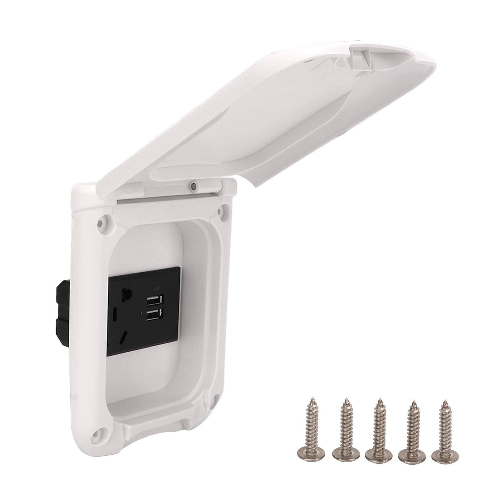 Многофункциональная розетка для автодома с магнитной крышкой из АБС-пластика, водонепроницаемая, IP44, наружная электрическая панель розеток