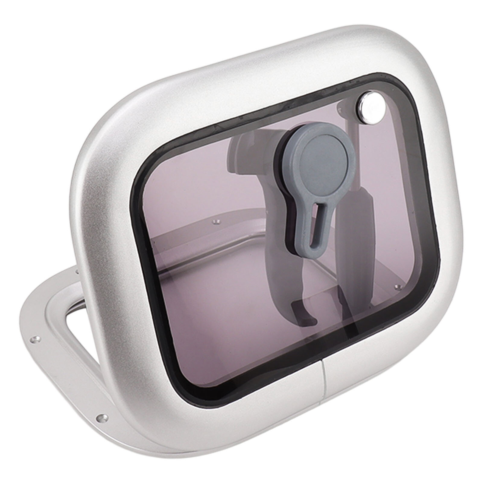 Окно RV Сверхмощный Прямоугольный Серый Круглый Угловой Выдвижной с Опорными Стержнями из Нержавеющей Стали для Лодки Yacht