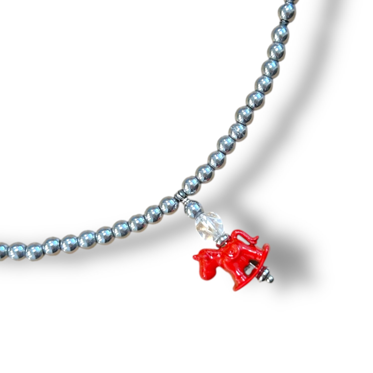 Чокер, горный хрусталь