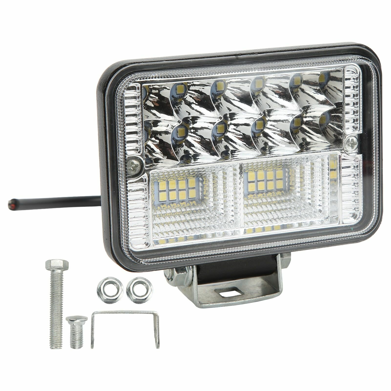 Квадратный светодиодный прожектор 4,3", IP67, ударопрочный, для грузовиков и внедорожников