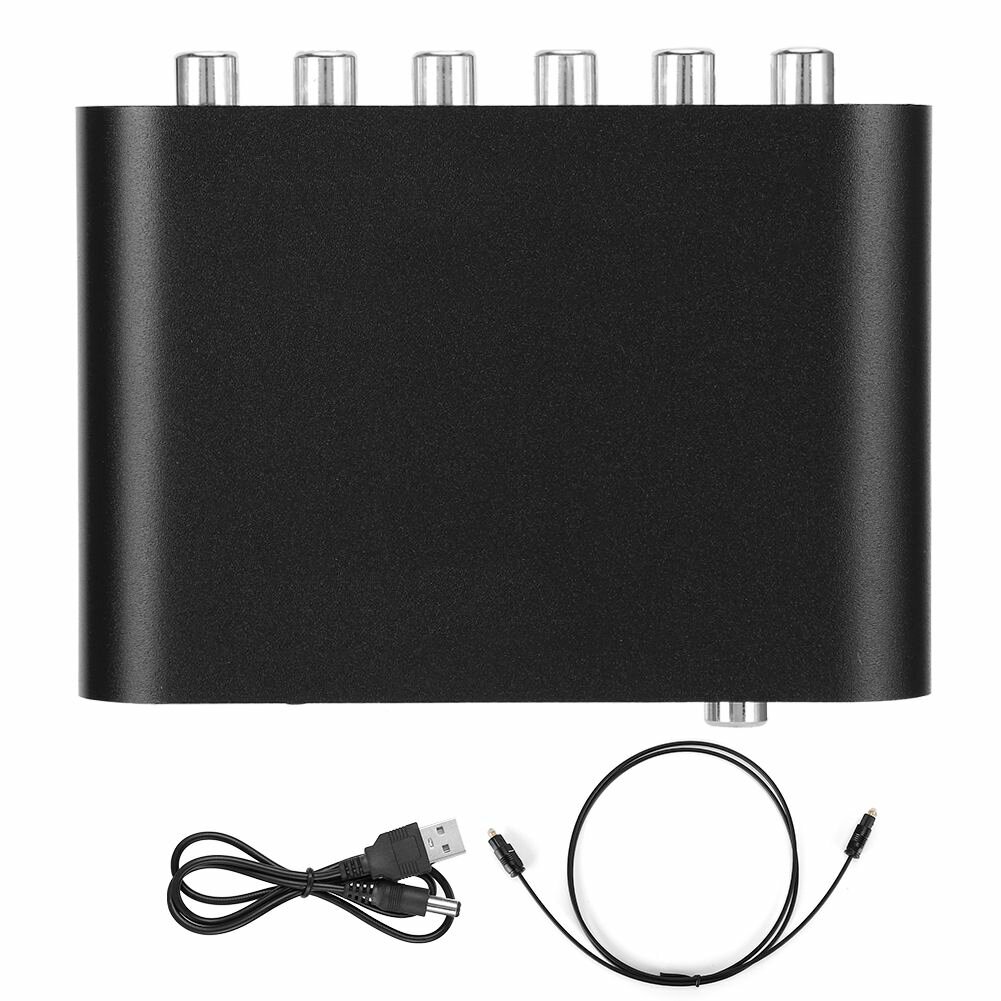 5.1 DTS/AC-3 декодер, оптика RCA, цифровой, аналоговый выход