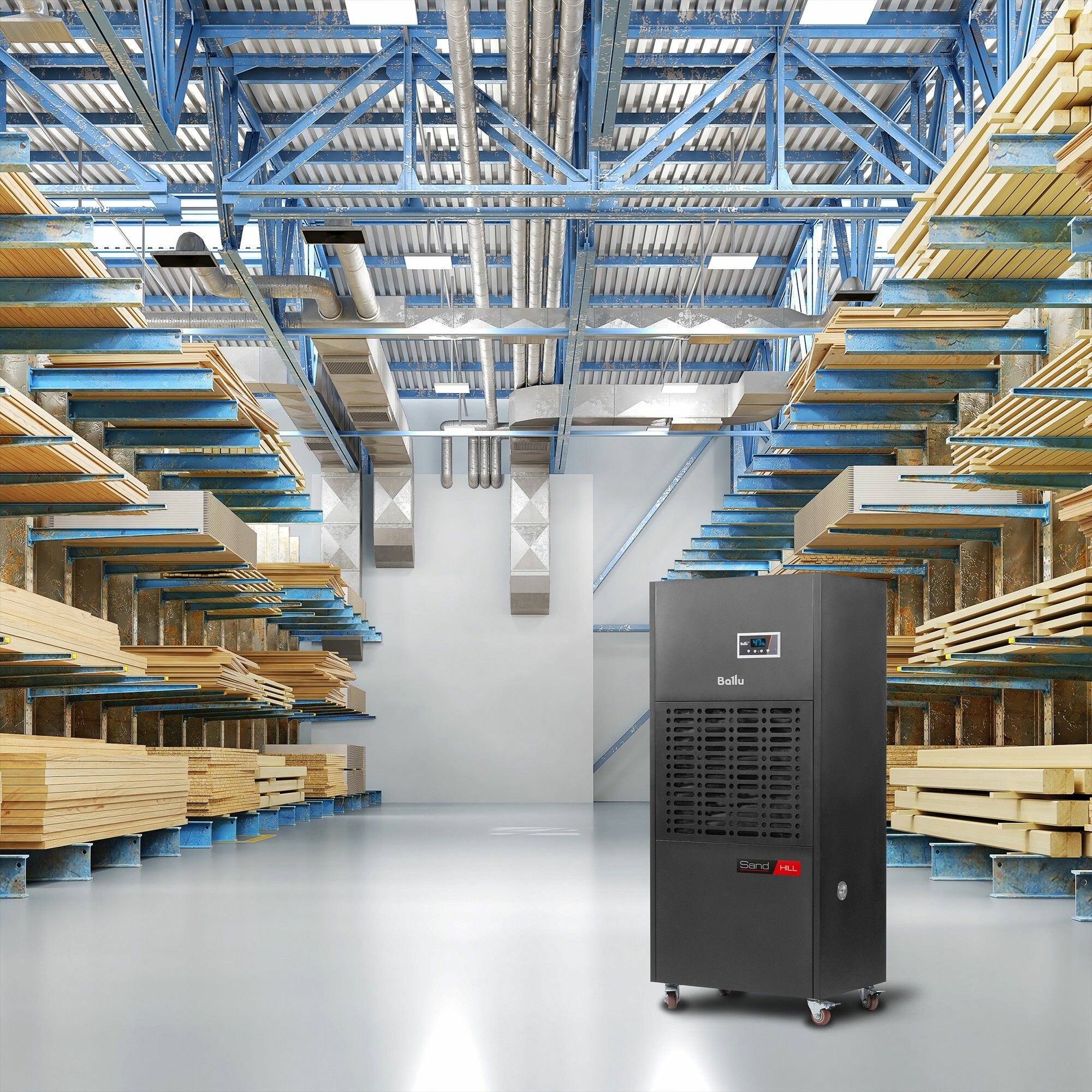 Осушитель воздуха промышленный Ballu Sand hill BDH-240LE колонного типа