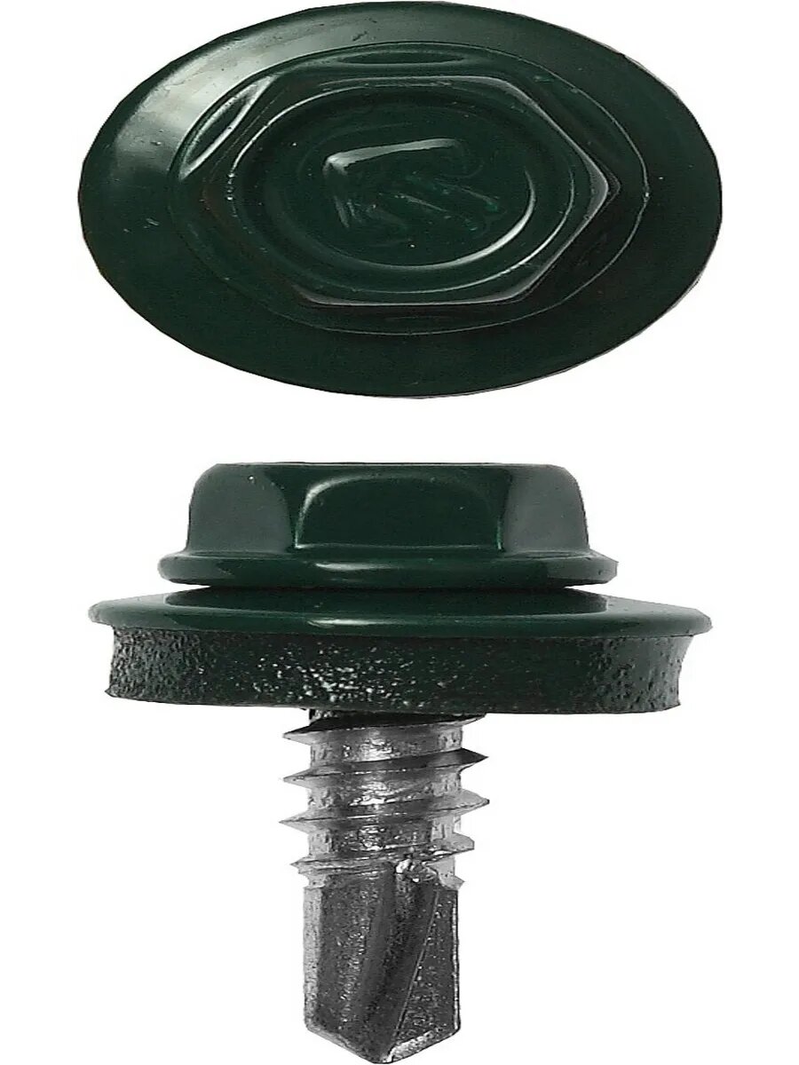 СКМ 6005, 25 х 5.5 мм, зелёный насыщ, 420 шт, кровельный с