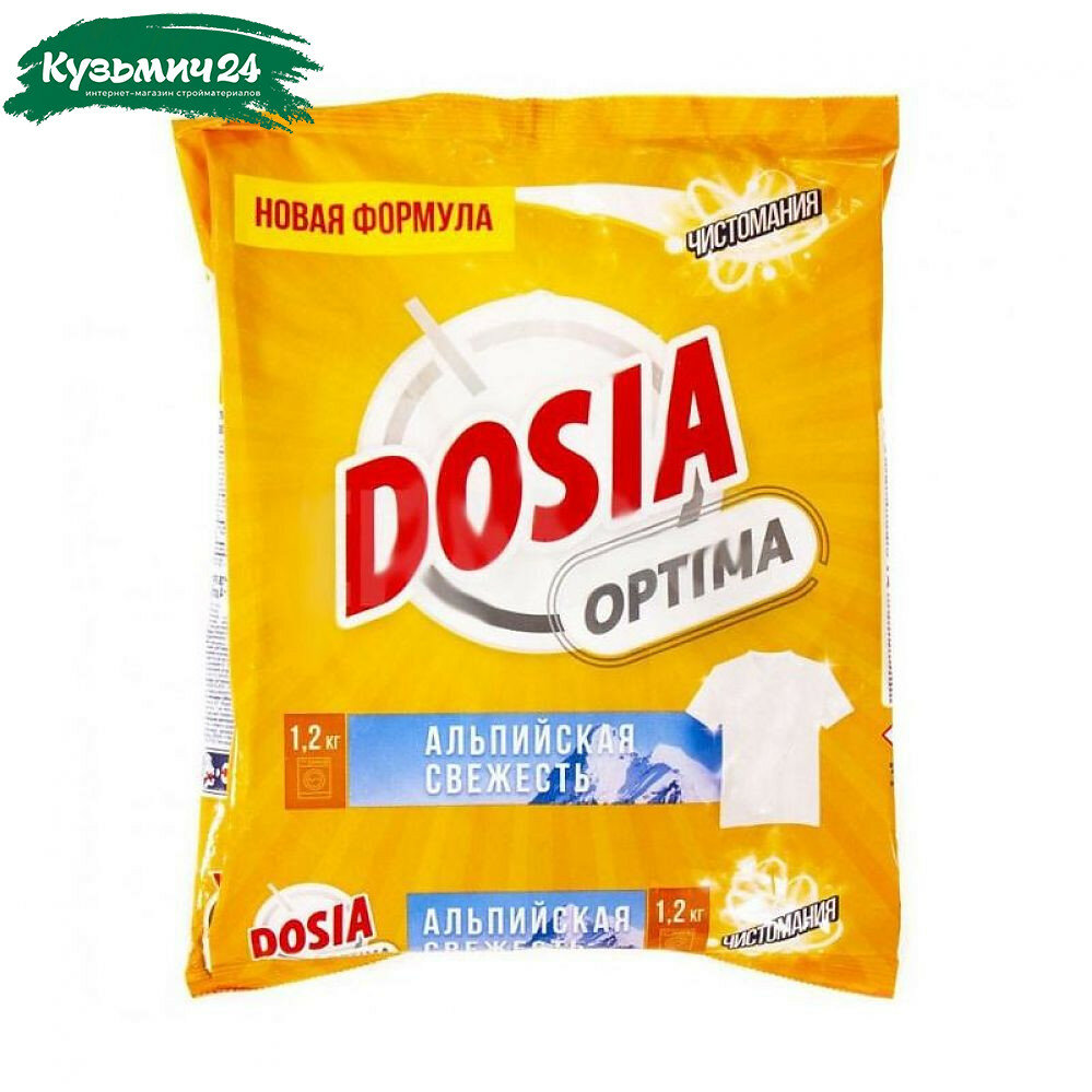 Стиральный порошок автомат Dosia Optima Альпийская Свежесть 1.2 кг