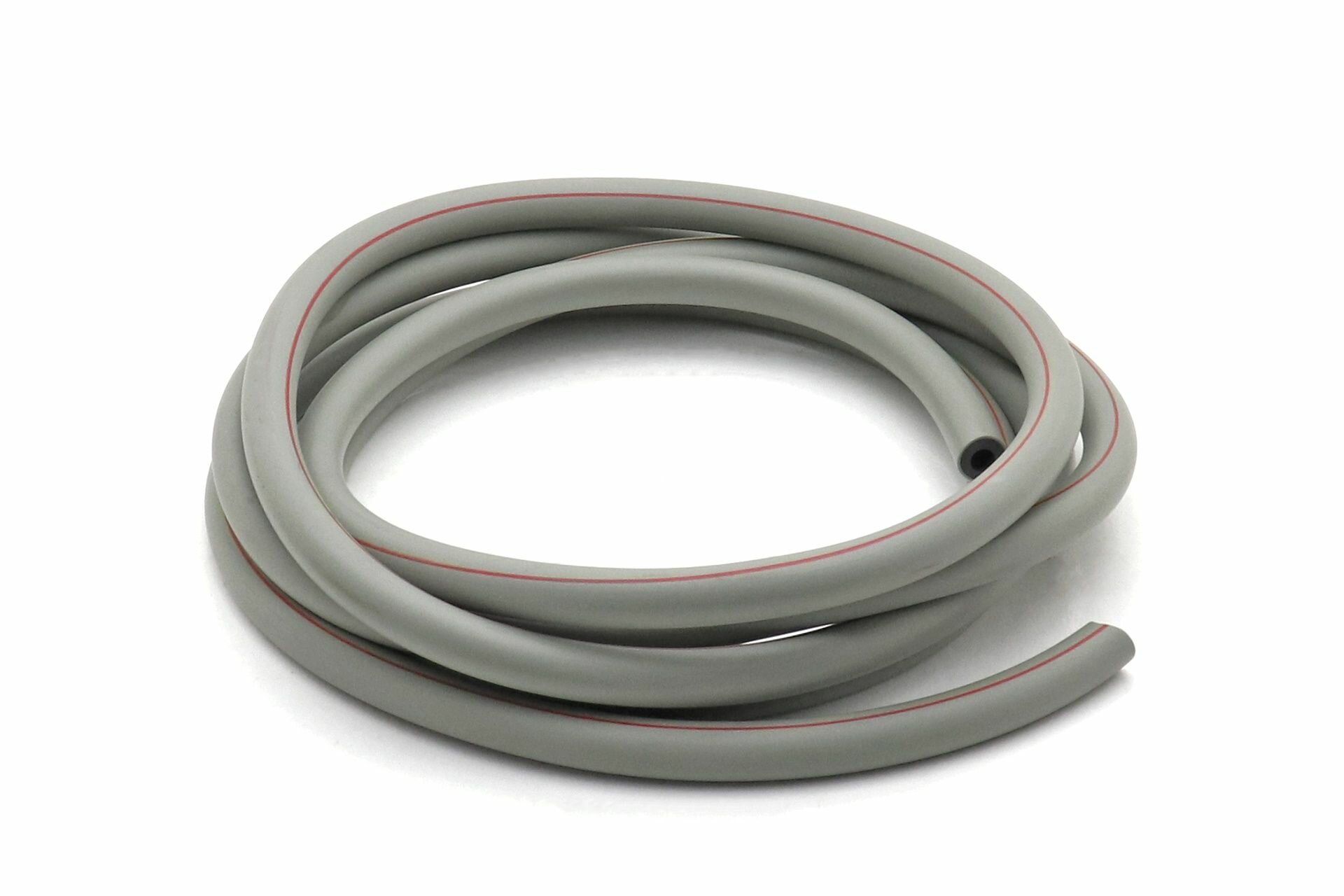 Бензошланг скутер, мопед резиновый, двухслойный серый d 9(5) mm (1м) "ММ"