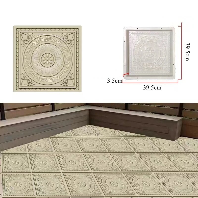 Пластиковая форма для тротуарной плитки TypeB