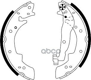 Колодки тормозные барабанные Mintex арт. MFR177